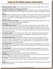 Letter of the Week Game Instructions! - Confessions of a Homeschooler